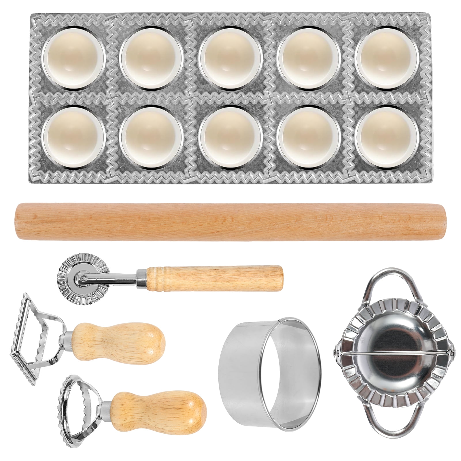 7 Pcs Ravioli Mold Set Practical Pasta Making Kit Efficient Ravioli ...