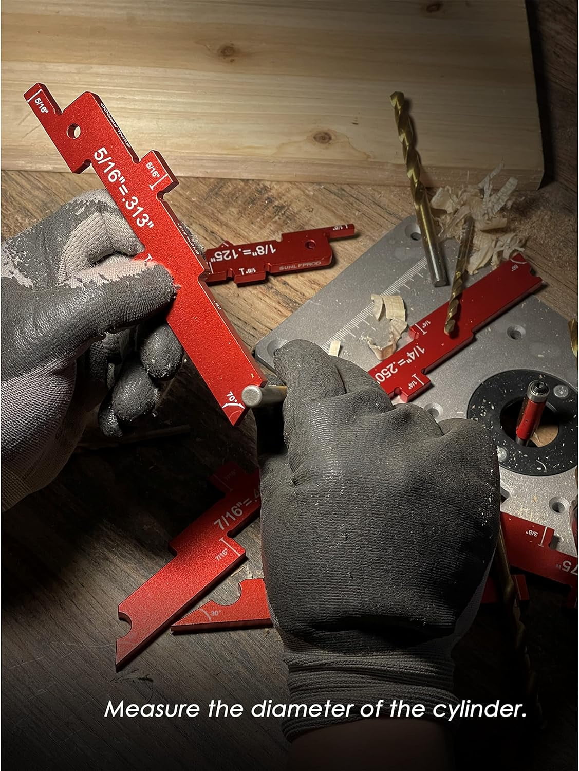 7 Pcs Router Table Setup Blocks, 4-in-1 Woodworking Gauges Set, Setup ...