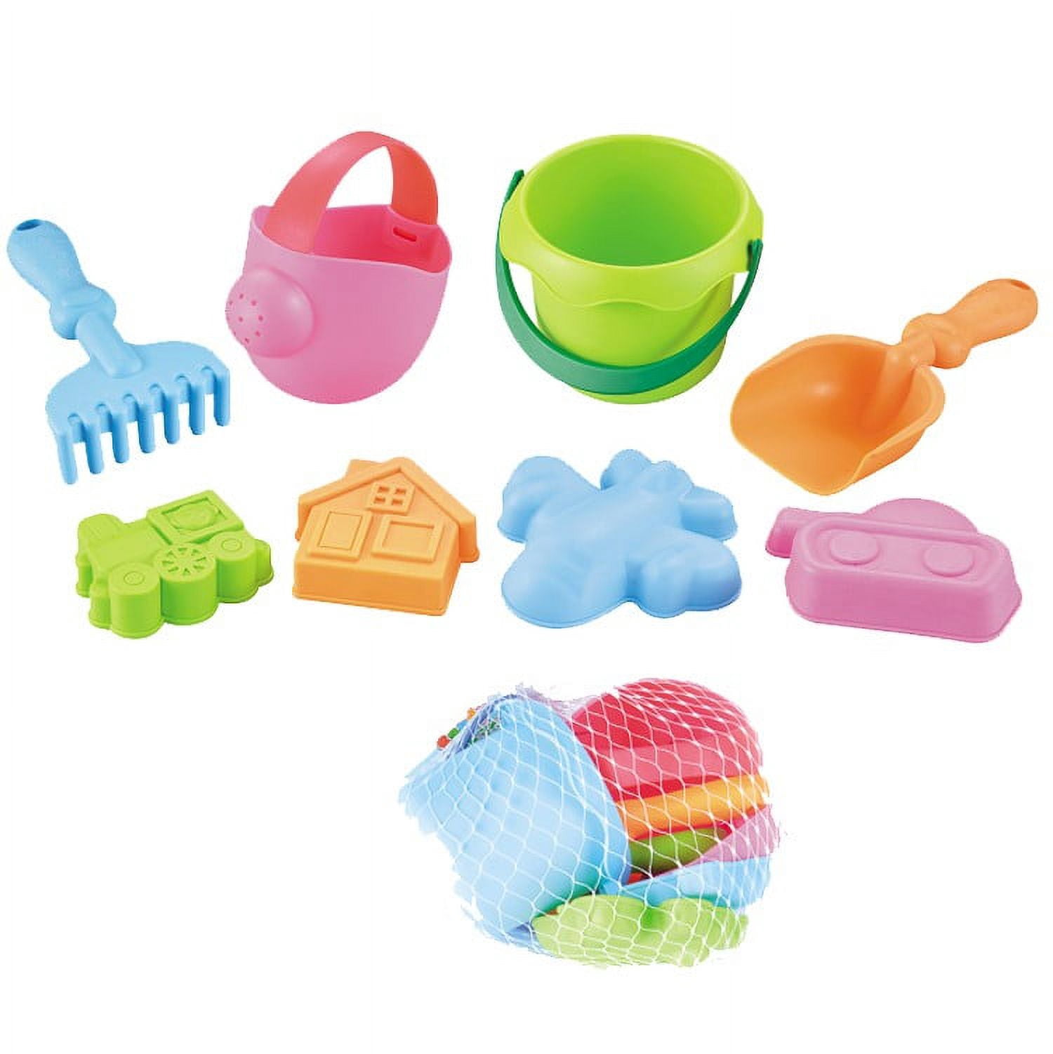 7 Piec Beach Sand Toys for Kids Toddlers,Sandbox Toys With Bucket ...