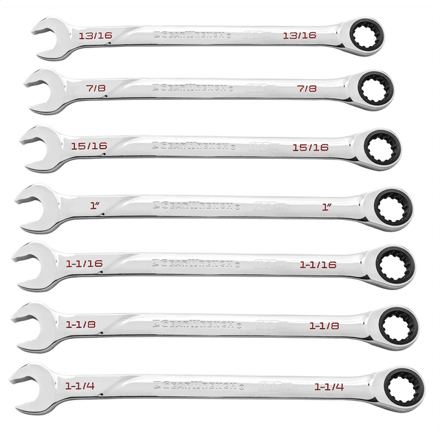 7 Piece 120Xp Universal Spline SAE XL Combination Wrench Set - Walmart.com