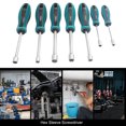 7-Piece 45# Steel Hex Socket Screwdriver Set with Non-Slip Handle and ...
