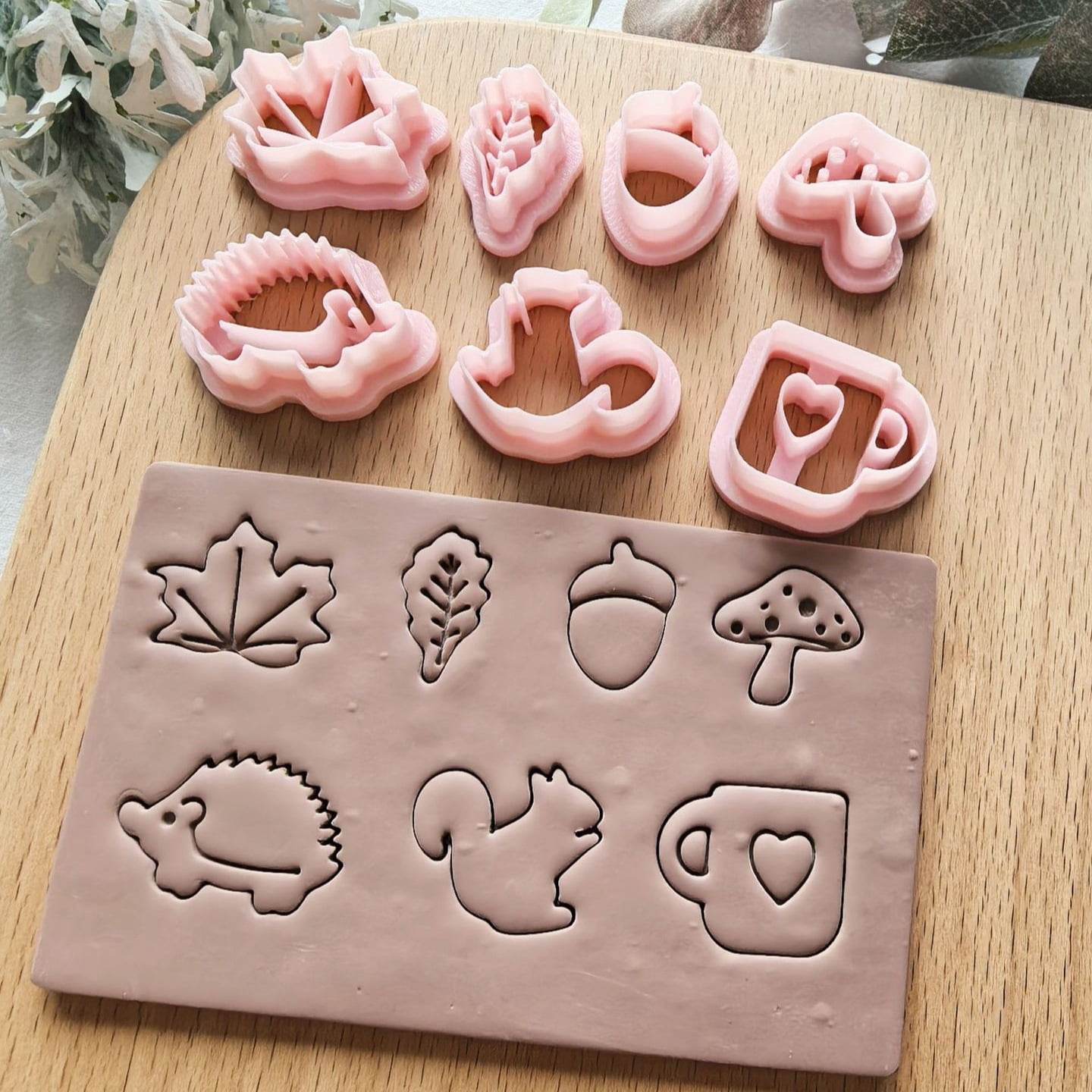 7-Piece Animal Soft Clay Earring Molds Set - DIY Jewelry Making Tools ...