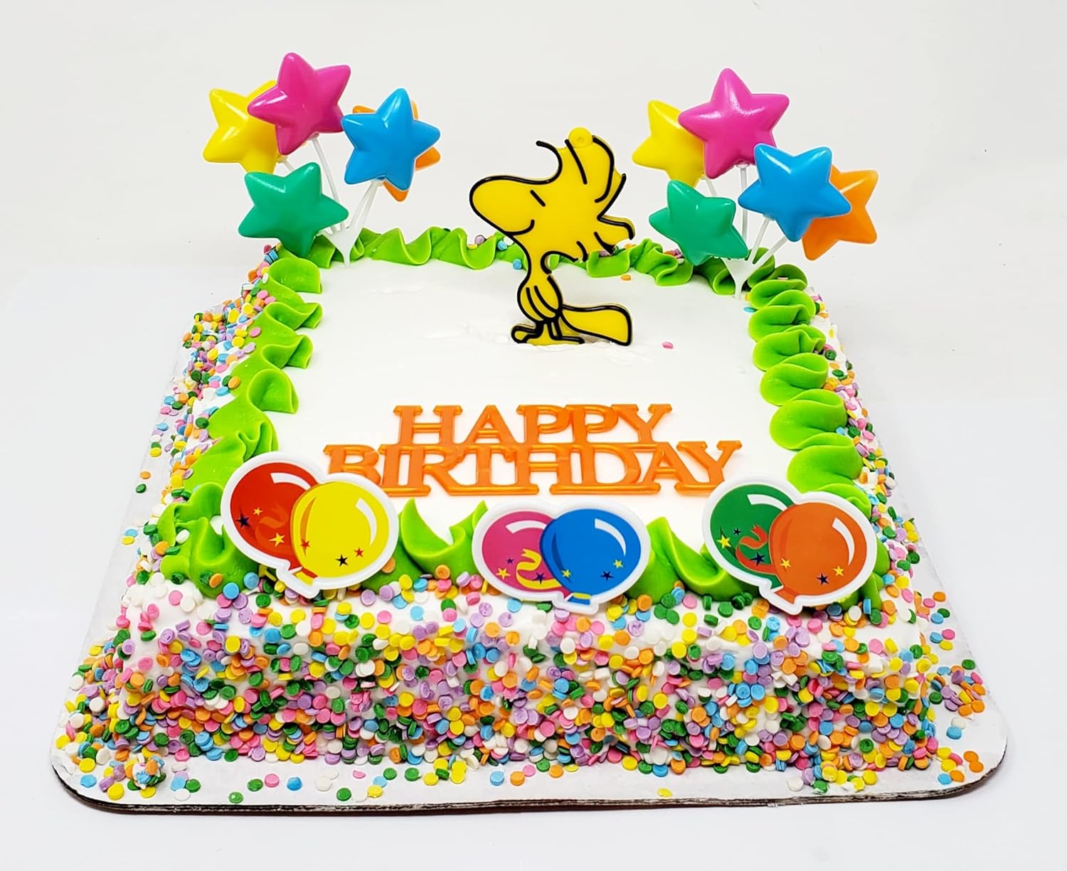 7 Piece Birthday Cake Topper Unique Design
