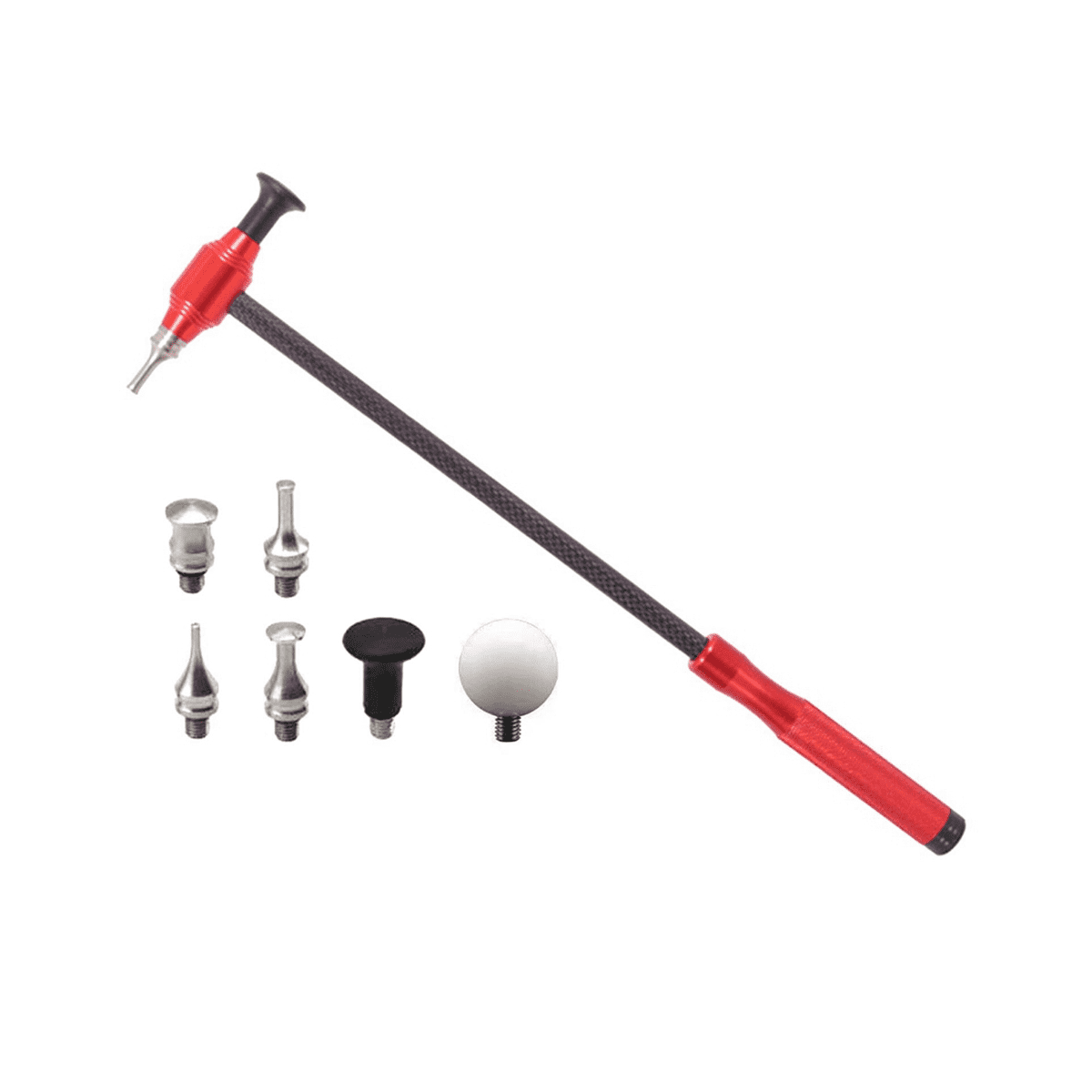 7-Piece Carbon Fiber Sheet Metal Hammer Set for Repairing Depression ...