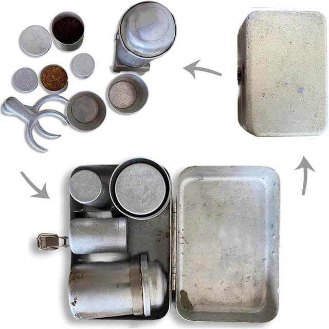 7-Piece Coffee Making & Serving Set Travel Coffee Gift Set Coffee ...