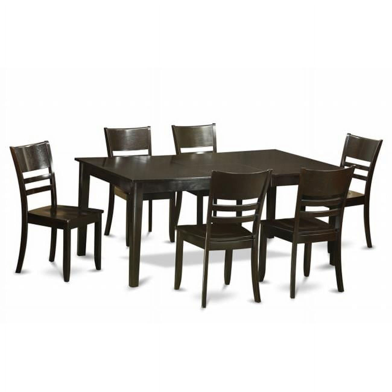 7 Piece Dining Set-Dining Room Set-Table and 6 Dinette Chairs - Walmart.com