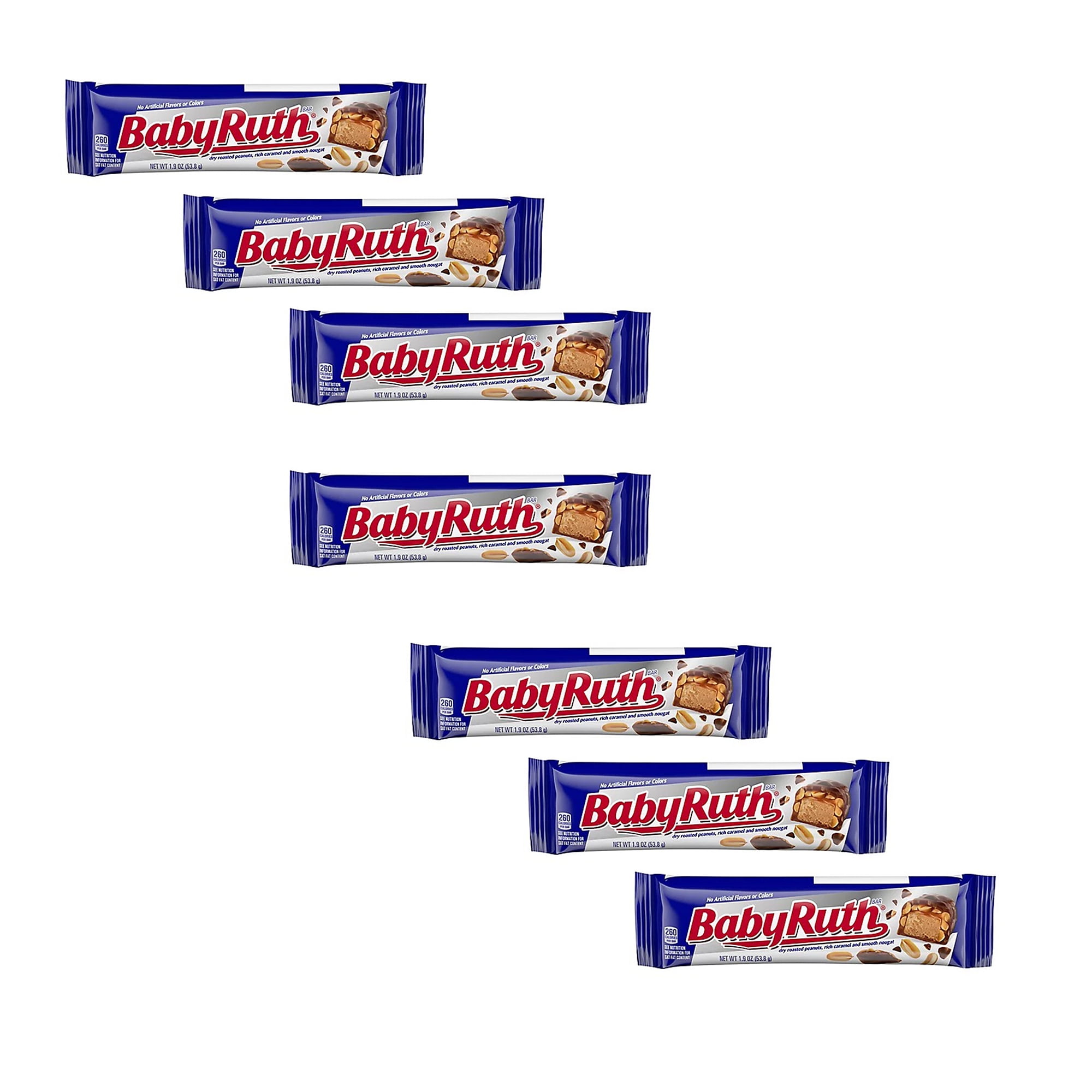 7 Piece FERRERO's Baby Ruth Candy Bars | a Crispy, Crunchy Party Snacks ...