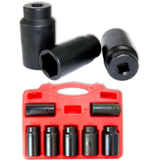 Neiko 7-Piece Axle Nut Socket Set, Metric 29-38 MM for Truck, Case ...