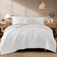 7-Piece Green Pre-washed Queen Comforter Set, Ultra Soft All Season Bed ...