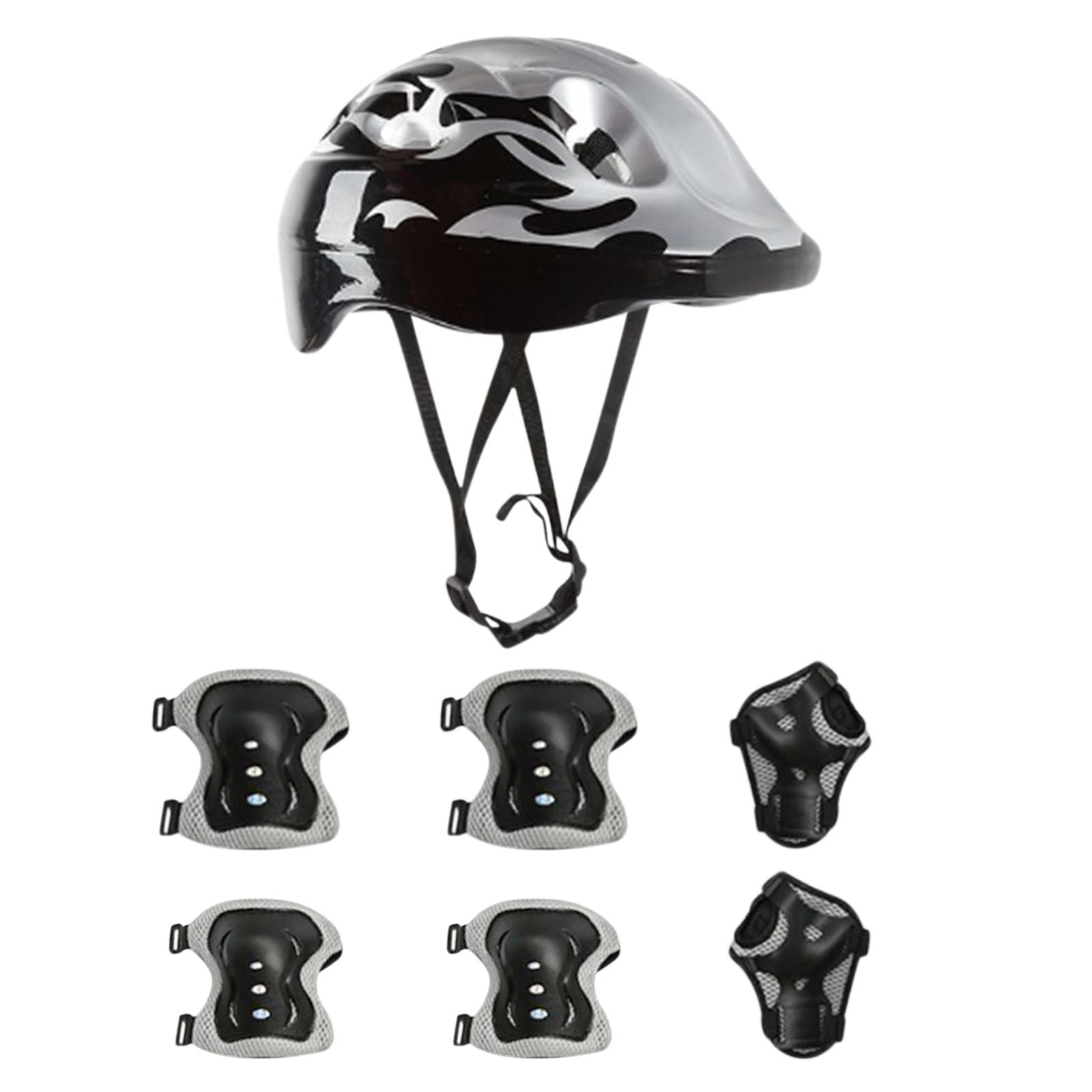 7-Piece Kids Helmet & Protective Gear Set | Knee & Elbow Pads for ...