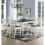 7 Piece Kitchen Counter, Two - Tone Color / Rectangle to Square, Push ...