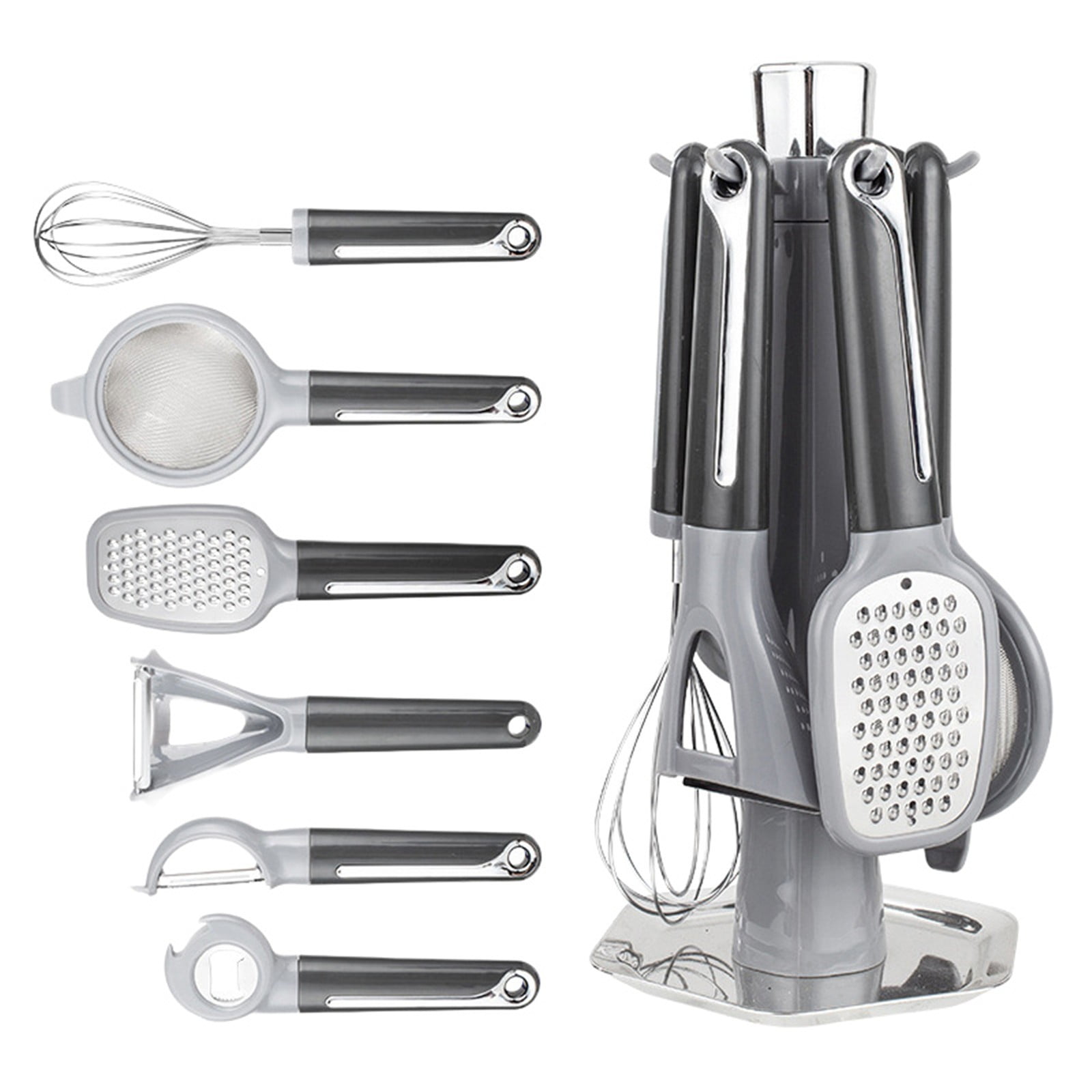 7-Piece Kitchen Gadget Set, Stainless Steel Cooking Utensils Set with ...