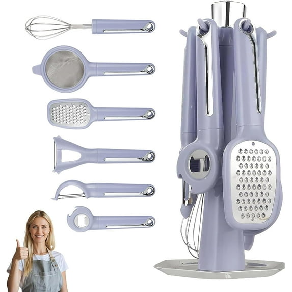 7-Piece Kitchen Gadget Set, Stainless Steel Cooking Utensils Tools with ...
