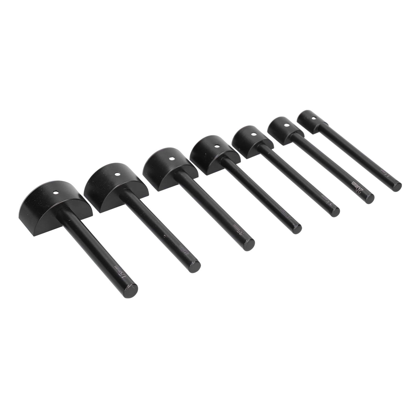 7 Piece Leather Craft Tool Set Half Round Punch, Curved Leather Cutting ...