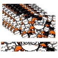 7 Piece Linen Table Runner and Placemats Set, Cat Mushroom Pattern ...