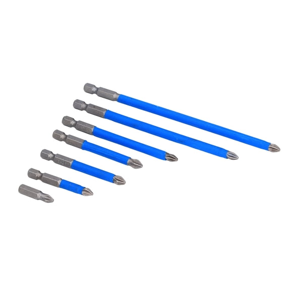 7-Piece Magnetic Screwdriver Bit Set with Magnetizer Tool - Alloy Steel ...