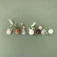 7-Piece Mini Vase Fridge Stickers: Cute Designs, Strong Magnetic ...