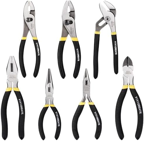 7-Piece Pliers Set Heavy Duty Multipurpose Tools for Home Repair DIY ...