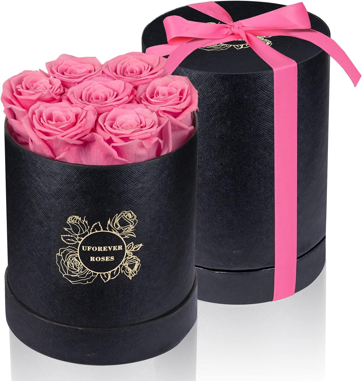 7-Piece Preserved Roses In A Box Mothers Day Rose Valentines Day Gifts ...
