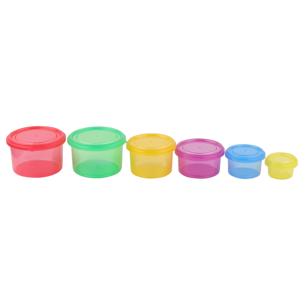 7-Piece Set Fitness Lunch Box - Diet Control Plastic Containers for ...