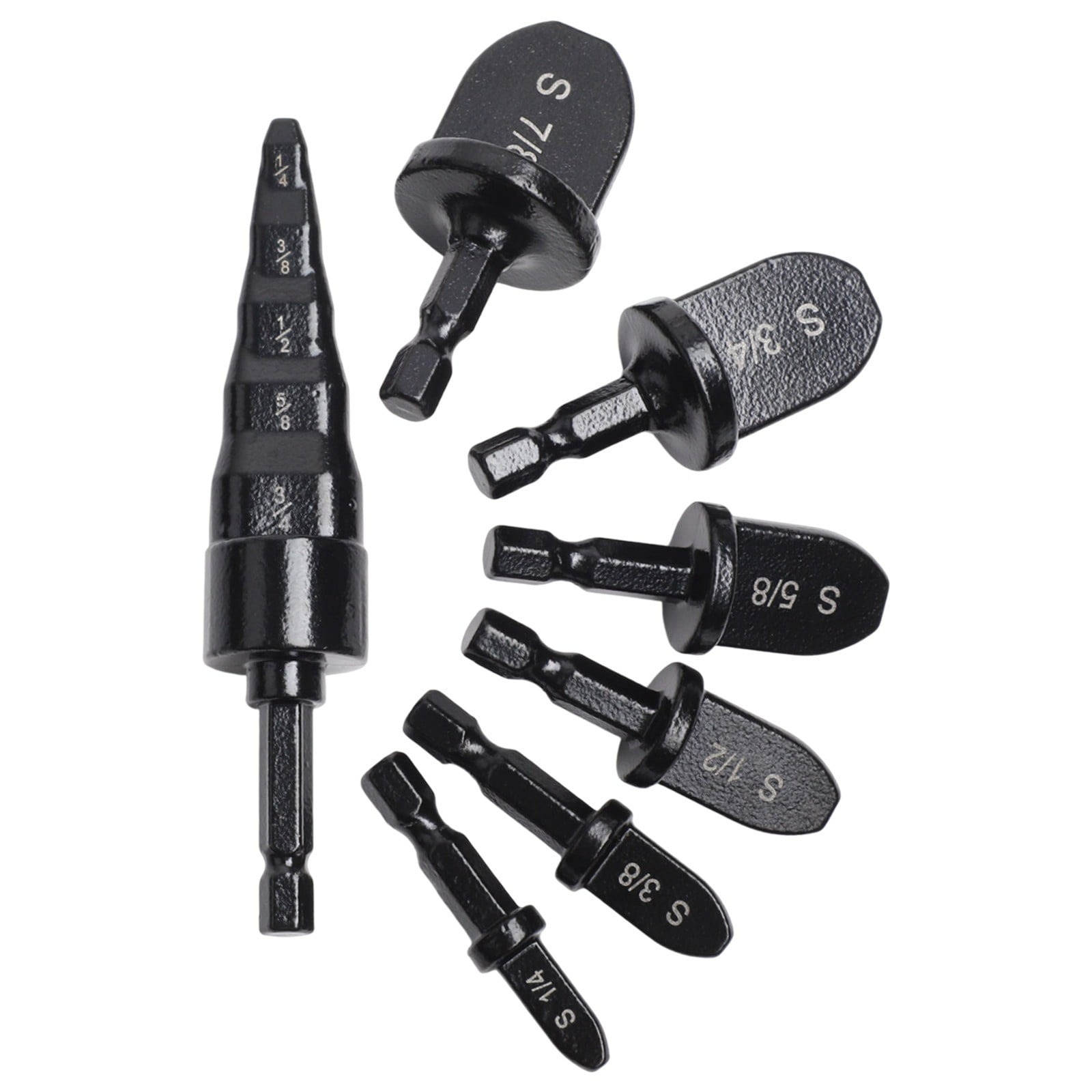 7 Piece Swaging Drill Bit Set Designed for Effective HVAC Maintenance ...
