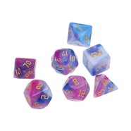 10pcs 20 Sided Dice D20 Polyhedral Dice for and Dragons Game Role ...