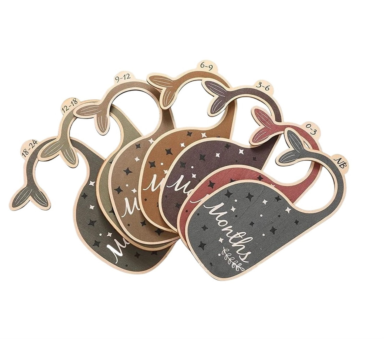 7 Pieces Baby Month Closet Dividers, - Walmart.com