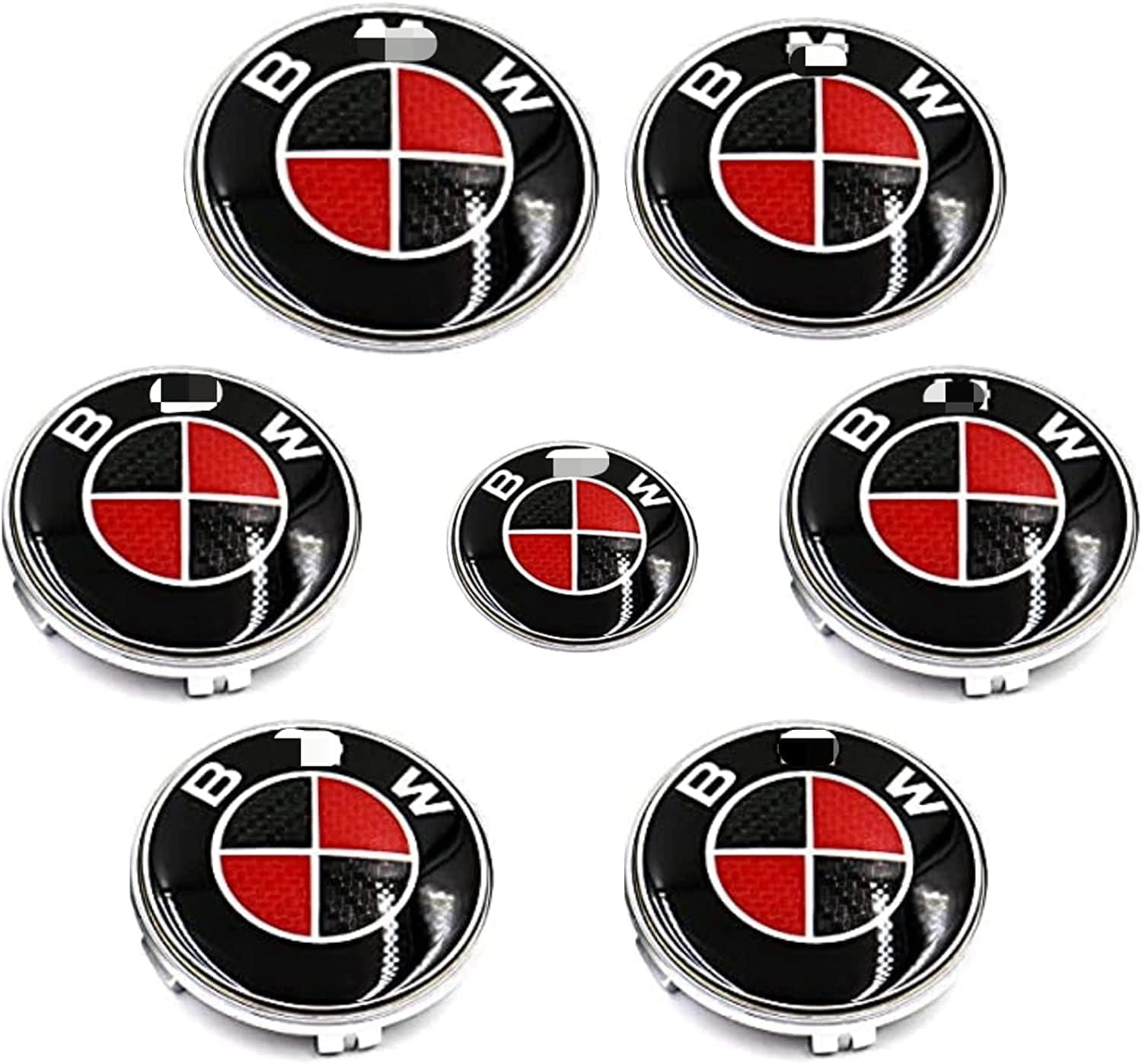 7 Pieces Compatible with Logo, Including 82mm (front)+82mm (rear) Hood ...