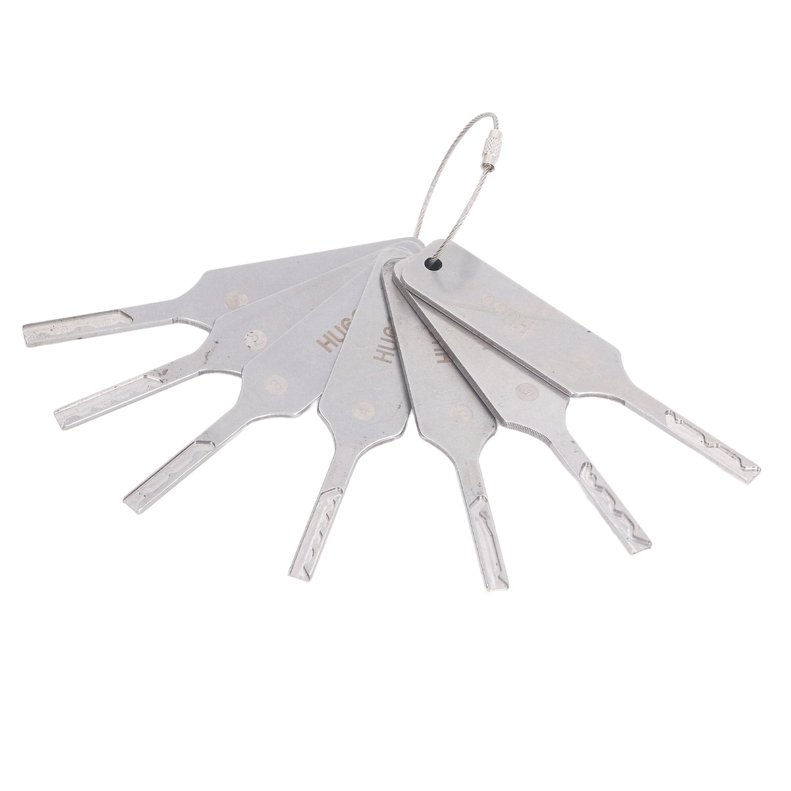 7 Pieces Emergency Key Set Stainless Steel Door Unlocking Keys for ...