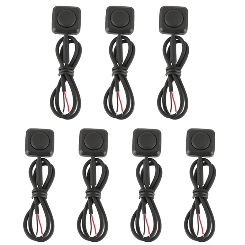 7 Pieces Momentary Push Button on/Off Switch 12V/24V, Mini Button ...