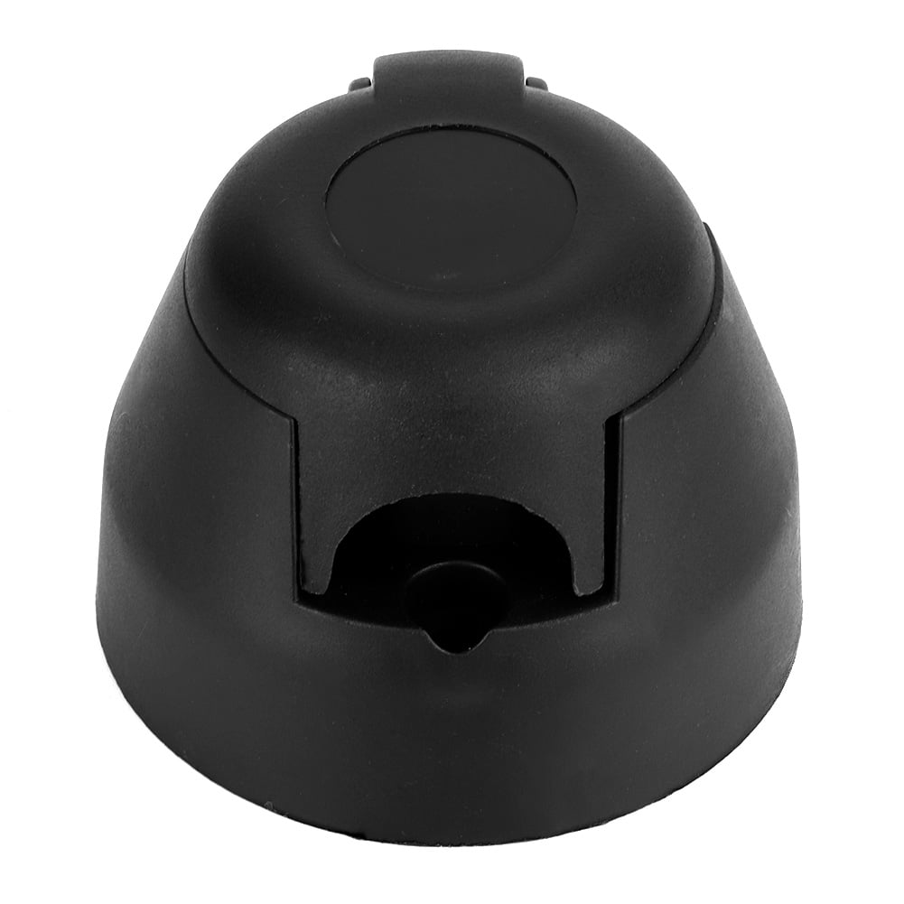 7 Pin 12V Black Plastic Car Trailer Socket Plug Adapter Connector Car ...
