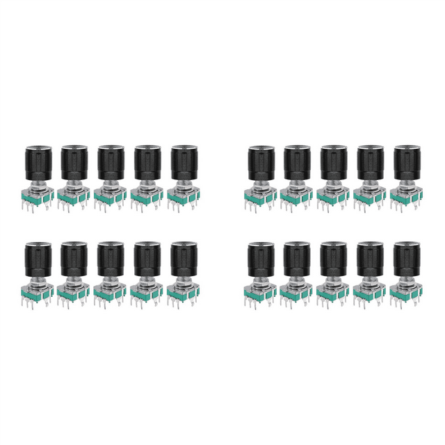 7 Pin 20mm 20 Pcs 360 Degree Ec11 Rotary Encoder Code Switch Digital
