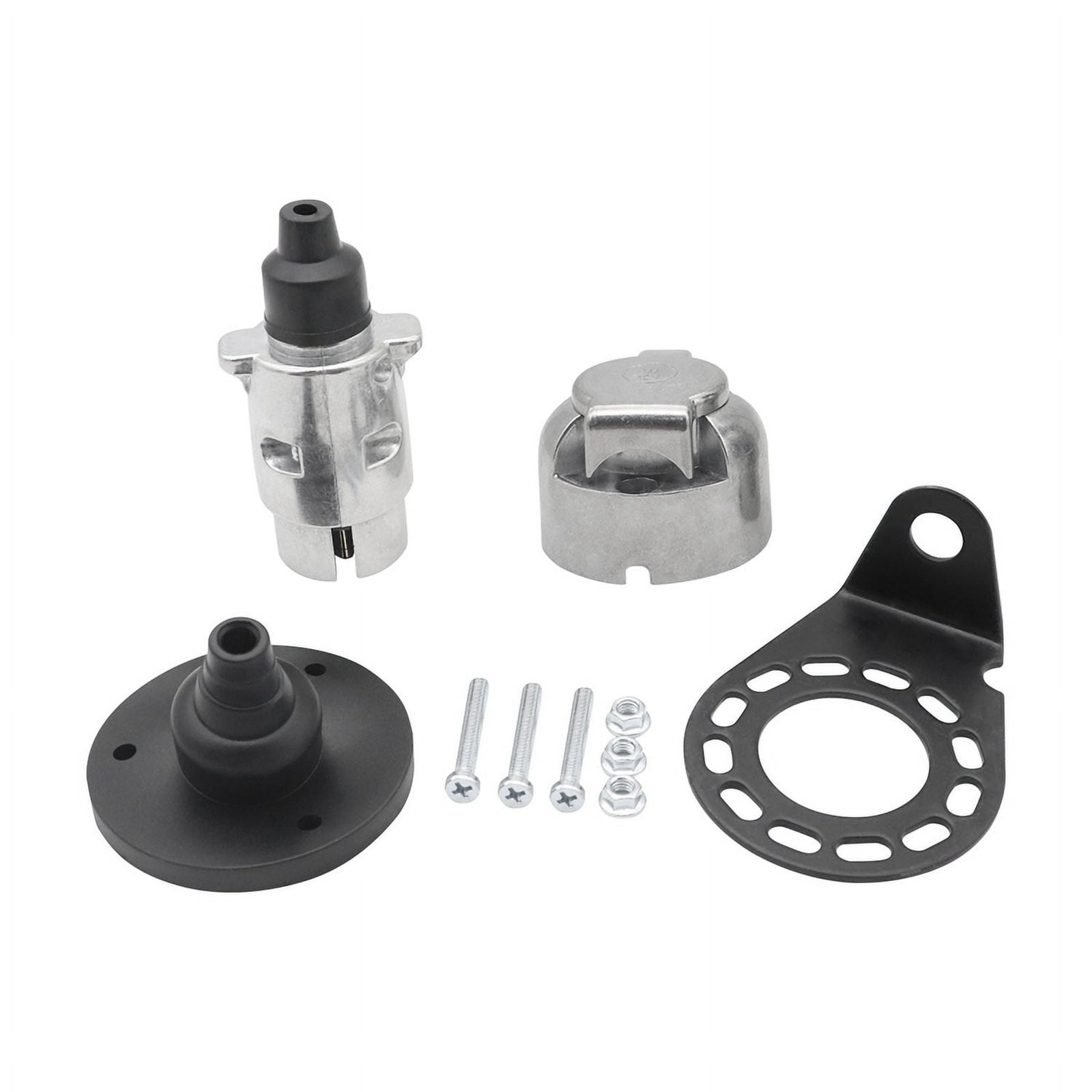 7 Pin Trailer Plug 12V Rv Sockets with Bracket for Trailer Signal Lamp ...