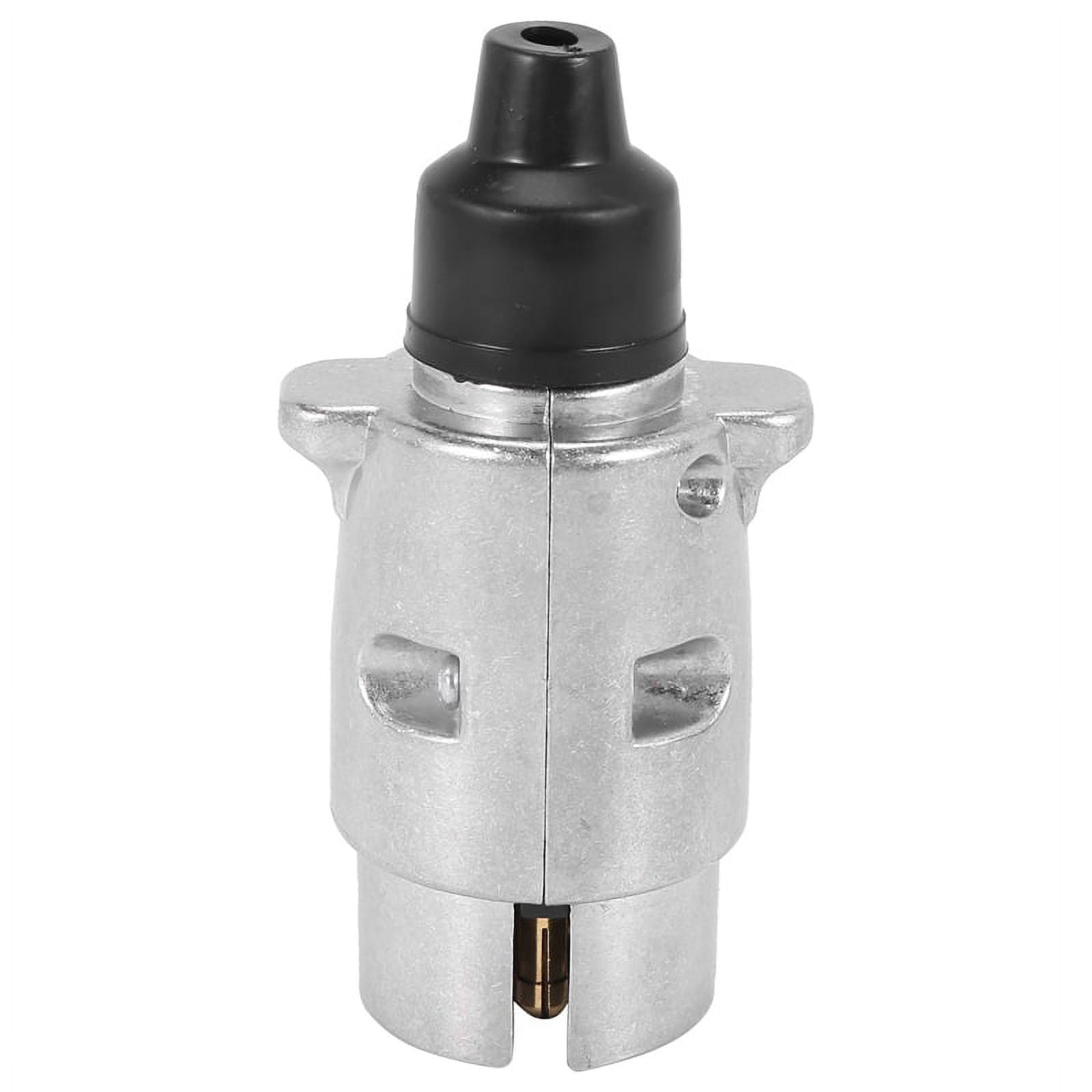 7-Pin Trailer Plug Heavy Duty Round Pin 7-Pole Wiring Connector 12V ...