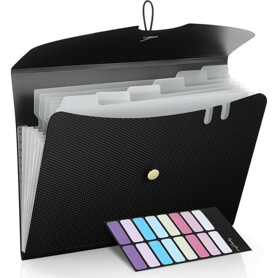 7 Pocket Expanding File Folder, Premium Accordion File Organizer ...