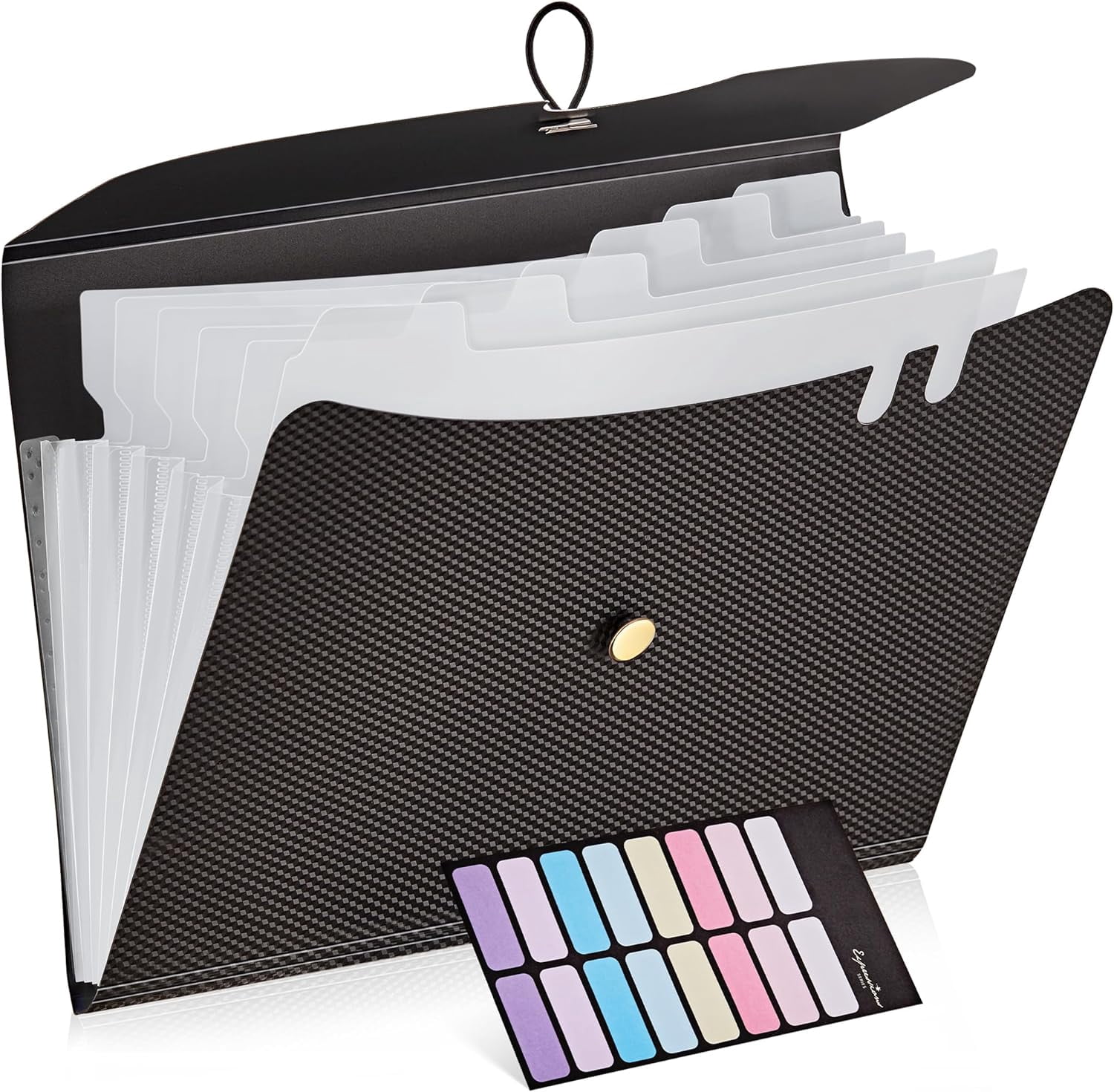 7 Pockets Expanding File Folder, A4 Size Accordion File Folders with 12 ...