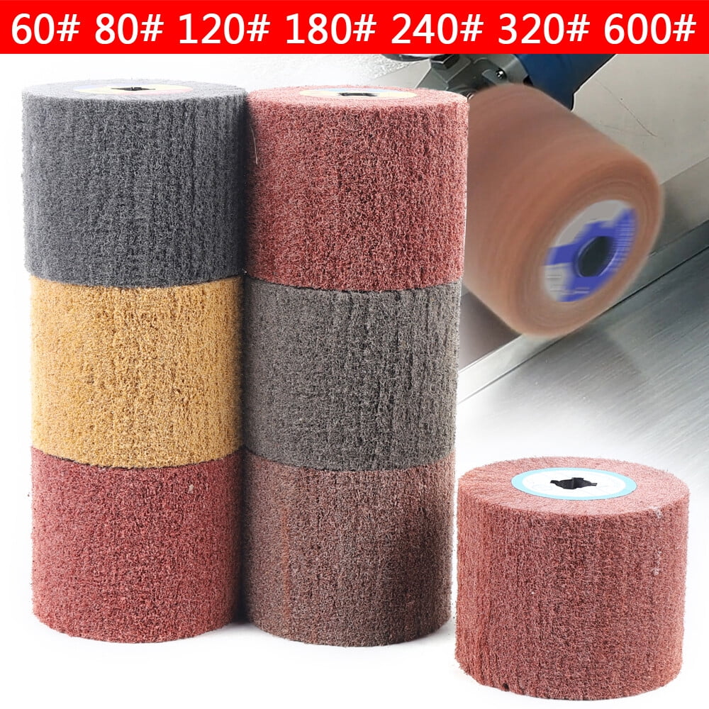7* Polishing Drawing Wheel Brush Drum Grinding Burnishing Buffer Wheel ...