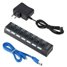 Bluetooth Hub USB 5.0 Converter, Wired Keyboard & Mouse to Wireless Hub ...