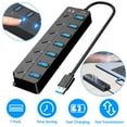 7-Port USB 3.0 Hub, iMounTEK Data USB Hub Splitter with Separate ON OFF ...