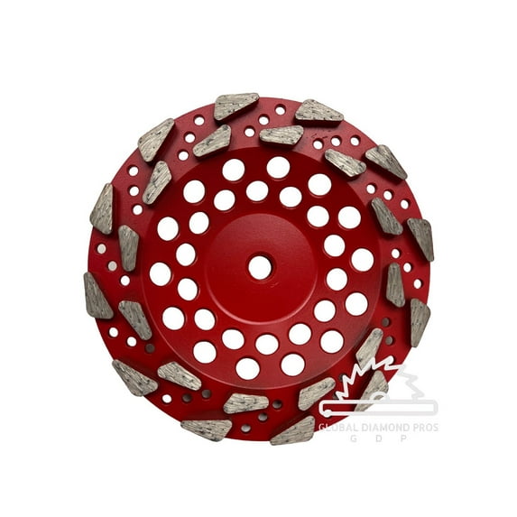 7” Premium Grinding Diamond Cup Wheel For Concrete Removal Tear Drop 5/ ...