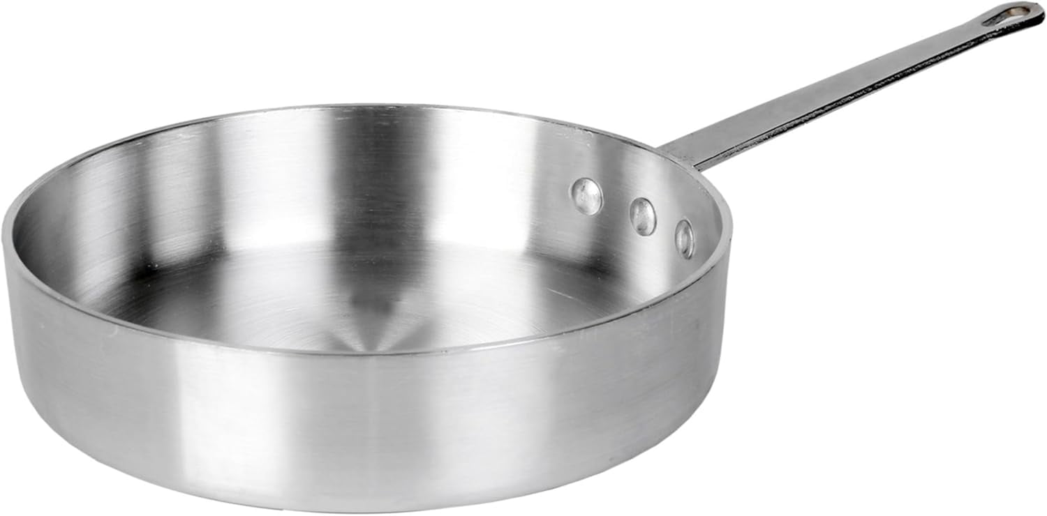 - 7 Qt. Aluminum Sauté Pan 3.5mm Thickness- Cooking Pan Chef Cooking ...