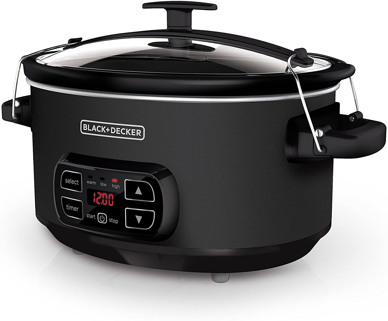 7-Quart Slow Cooker, SCD4007, Chalkboard Exterior, Locking Lid, 3 Heat ...