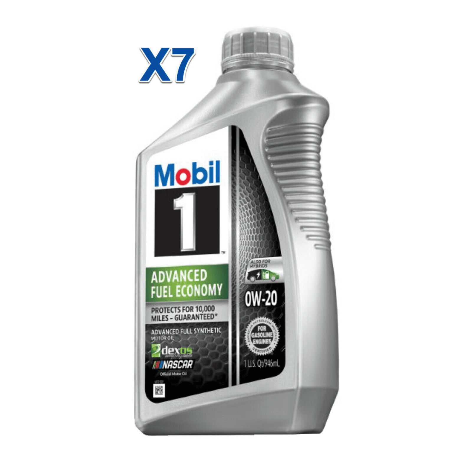 7 Quarts Engine Motor Oil Mobil 1 Advanced Full Synthetic SAE 0W-20 MPN ...