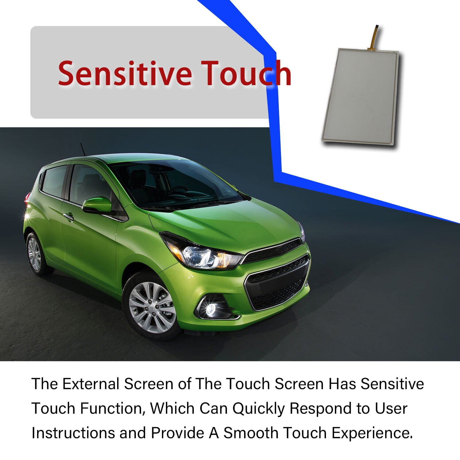 7" Radio Touch Screen for Chevrolet Spark Sonic Mylink Navigation 2012-2016 - Walmart.com