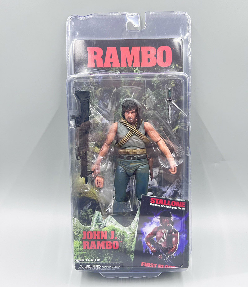 7" Rambo - First Blood Action Figure Kids Birthday Present (Battle ...