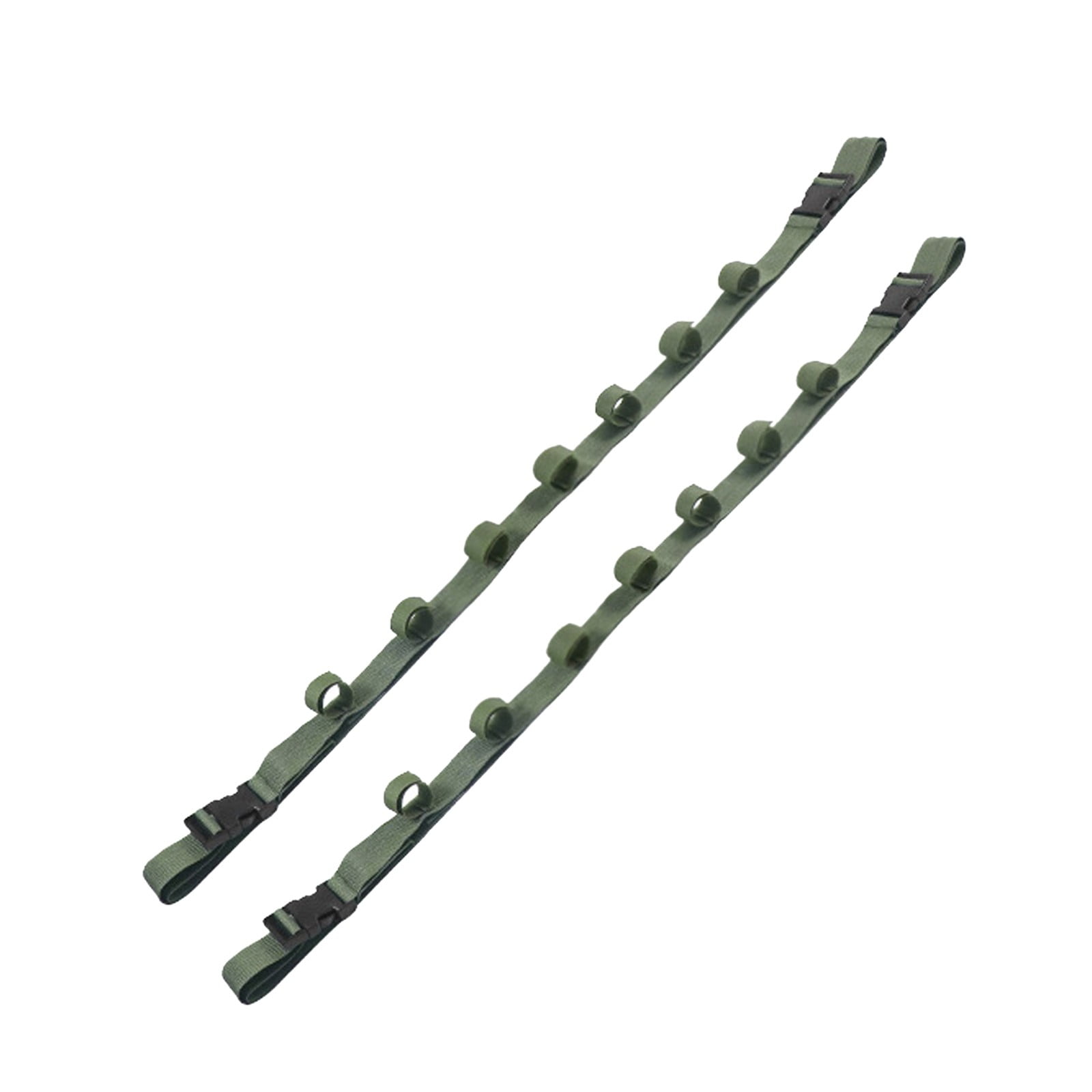 7 Ring Outdoor Fishing Gear Car Adjustable Rod Strap Made of Polyester ...