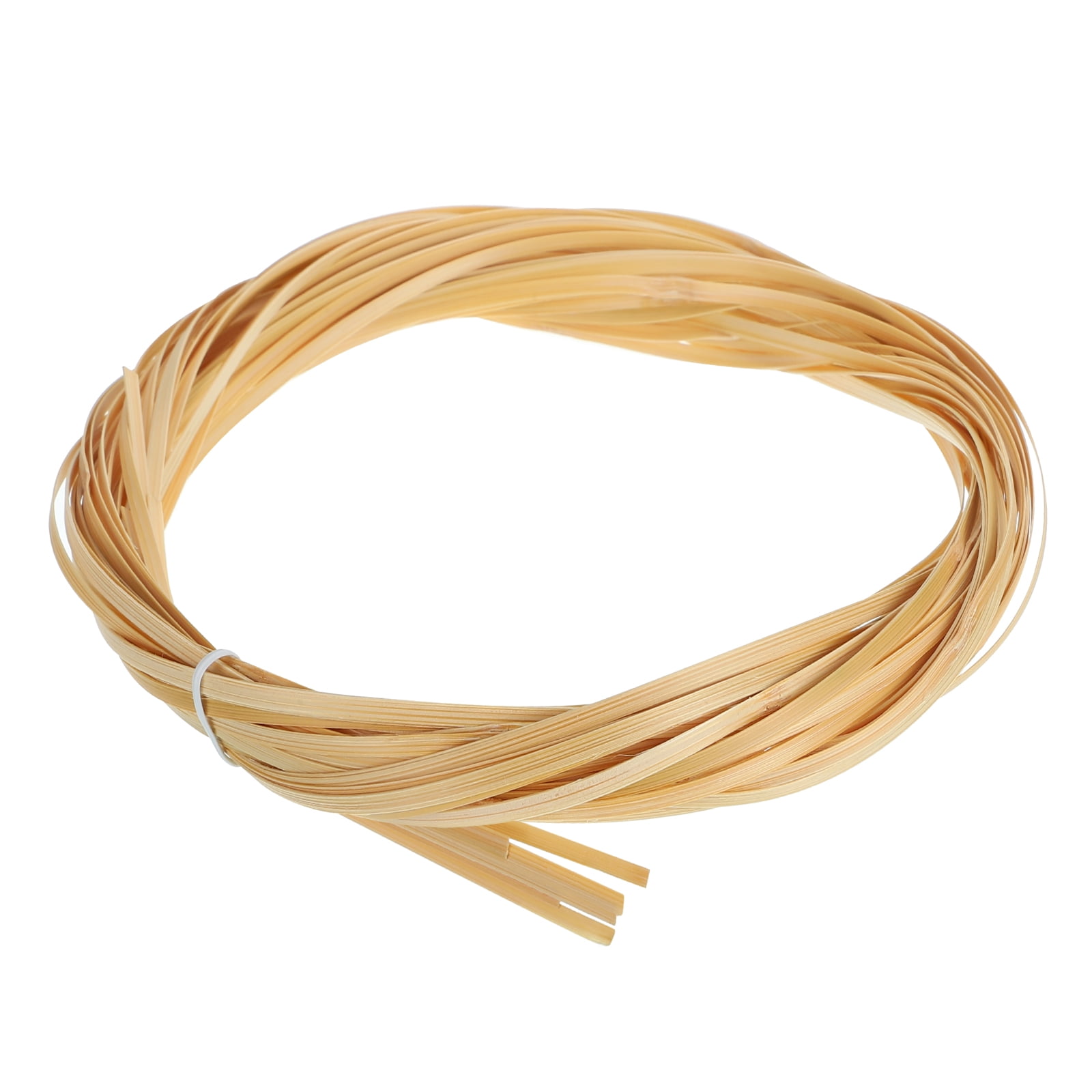 7 Rolls Bamboo Strips for Weaving, 0.12" x 10ft Basket Weaving Supplies ...
