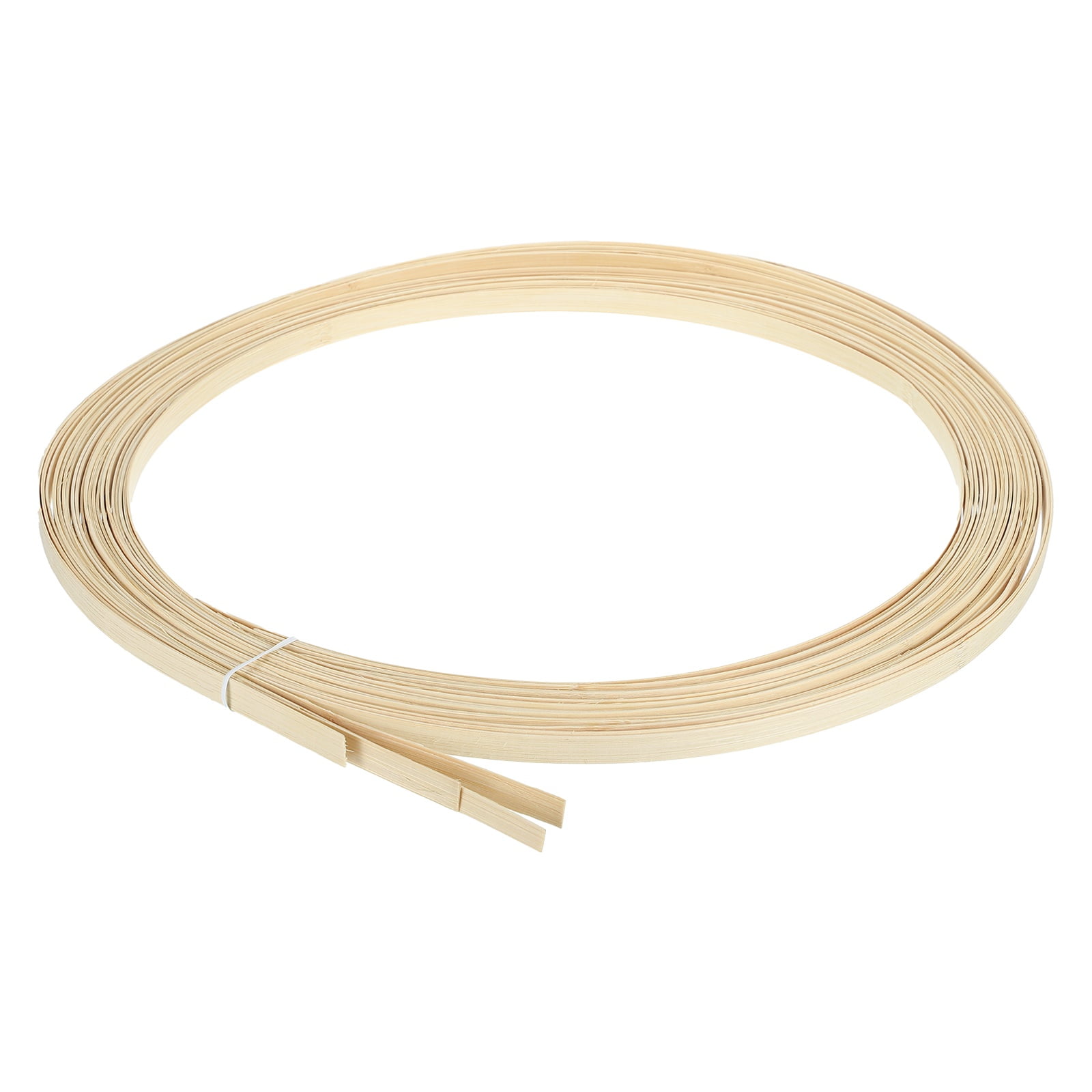7 Rolls Bamboo Strips for Weaving, 0.39" x 10ft Basket Weaving Supplies ...