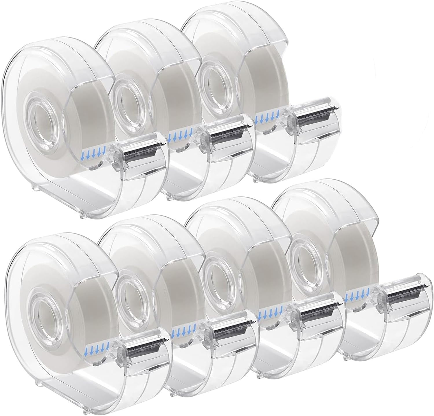 7 Rolls of Invisible Tape Refills with Dispenser - Writable Matte Tape ...