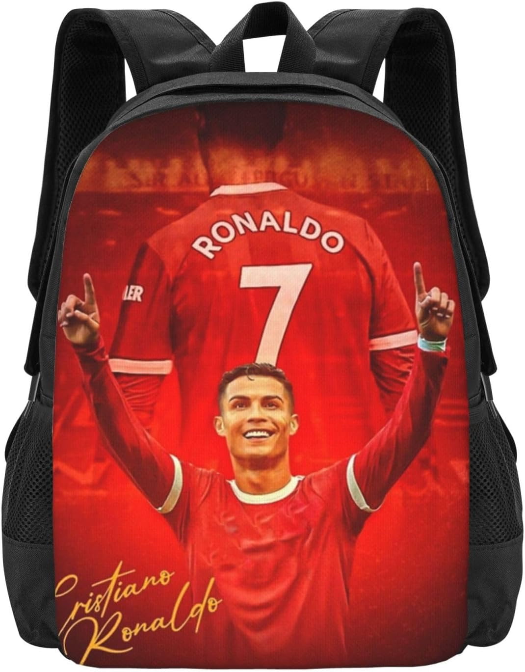 #7 Ronaldo Adult Simplicity Backpacks Bag Laptop Bag Bookbag Backpack ...